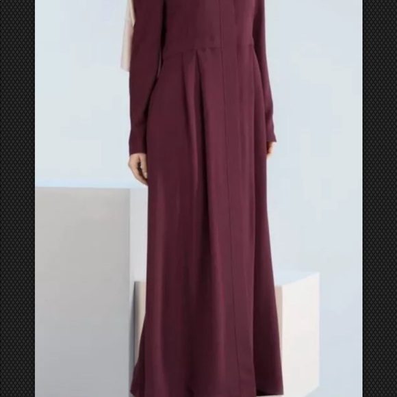 Alvina | Dresses | Nwot Alvina Dress Abaya Jilbab Turkish Burgundy 42 ...